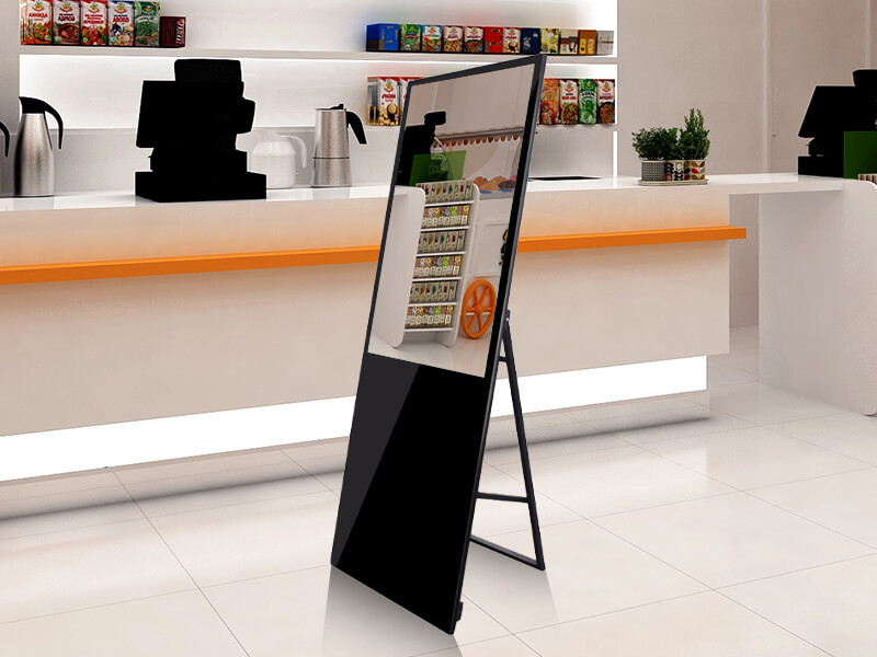 Interactive Vertical Electronic Advertising Screen Supports Picture And ...